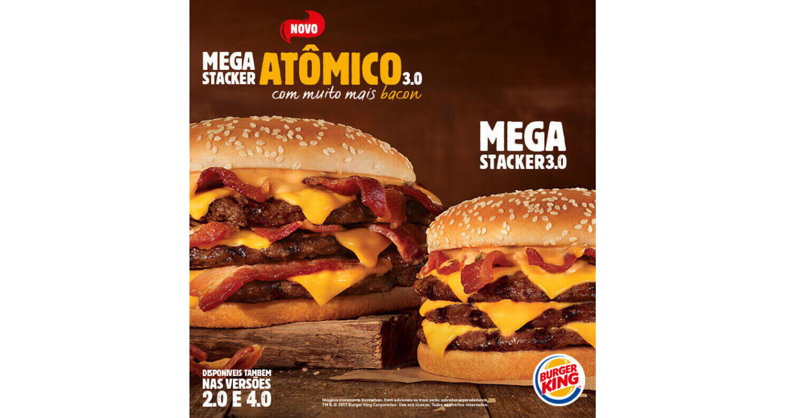 Burger King lança a campanha do Mega Stacker Atômico - Empresário Digital